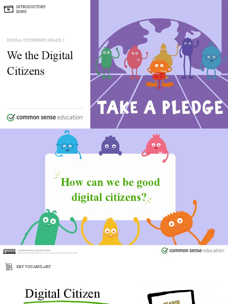 We the Digital Citizens: A Pledge Guide | PDF | Communication