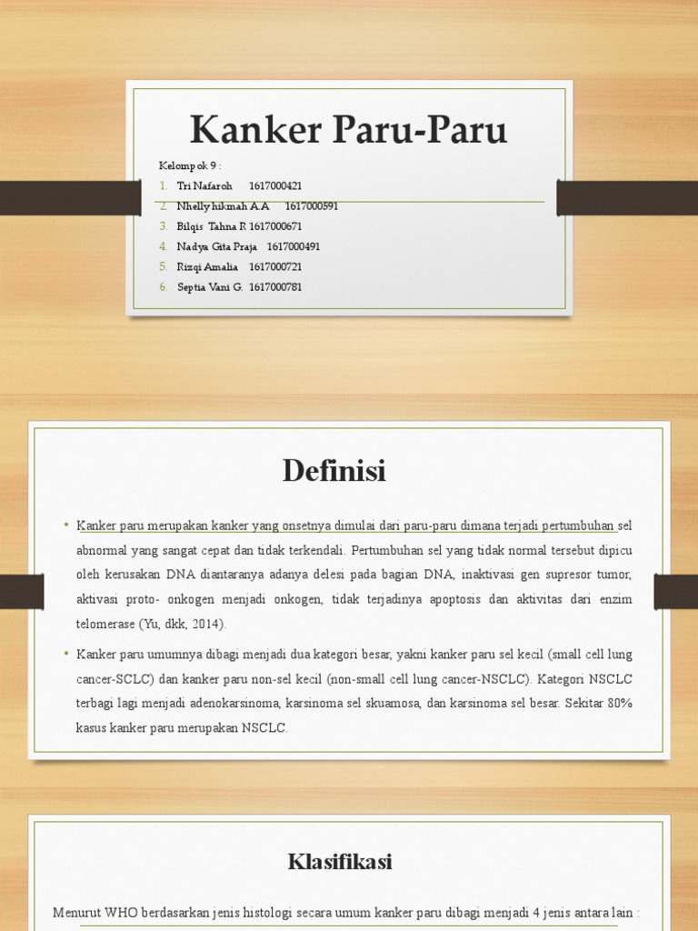 Farmakoterapi - Kanker Paru - New-2 | PDF