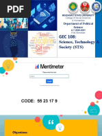 Science, Technology and Society (STS) Book | PDF