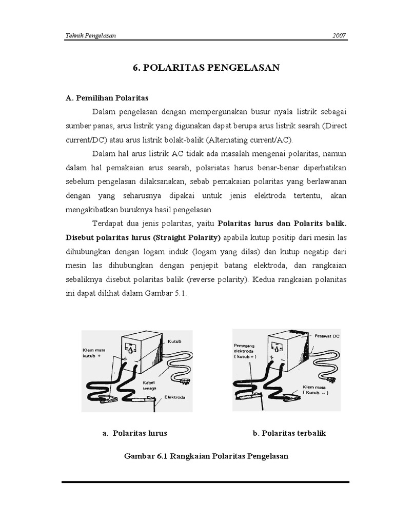 Panduan Polaritas Pengelasan | PDF