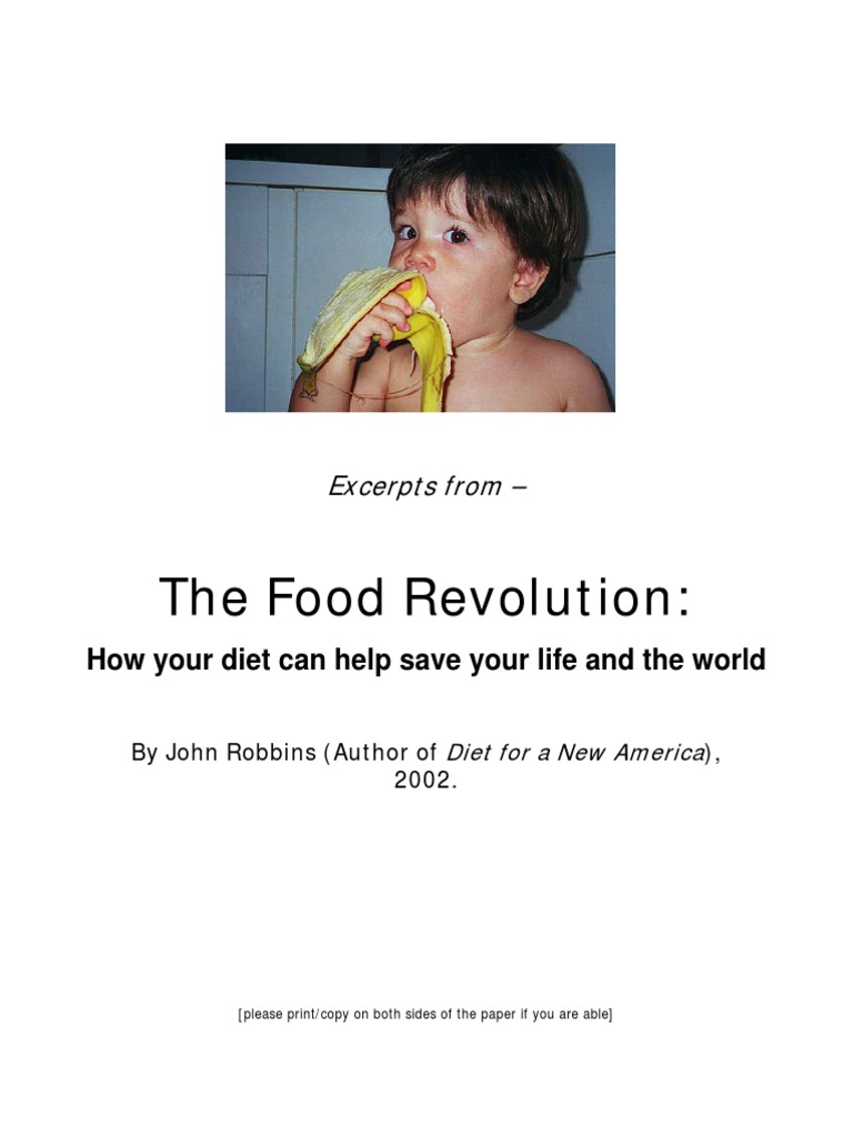 The Food Revolution (John Robbins (2002) Exerpts) | PDF | Climate ...