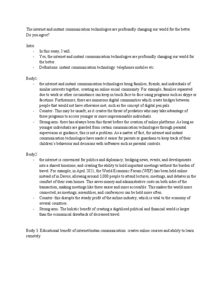 LNAT Practice Exam 2 (Essay) | PDF | World Economic Forum ...