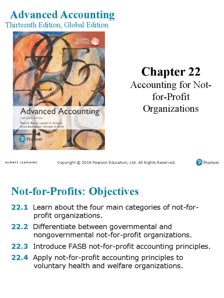 Advanced Accounting: Accounting For Not-for-Profit Organizations | PDF ...