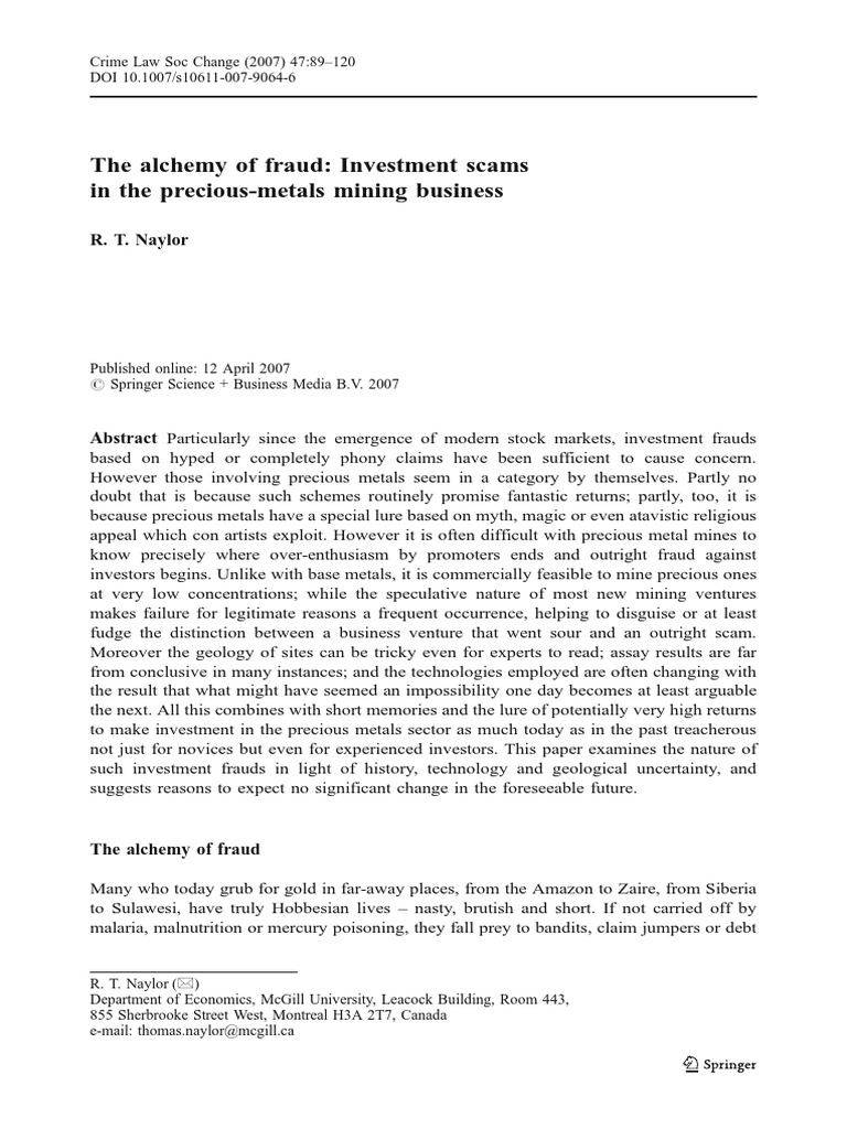 Precious Metals | PDF | Gold | Metallurgical Assay