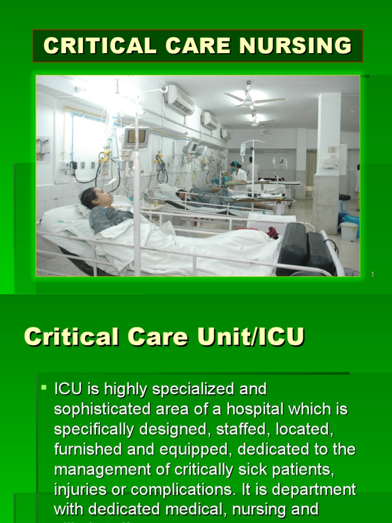 Principles and Practices of Critical Care Nursing | PDF | Intensive ...