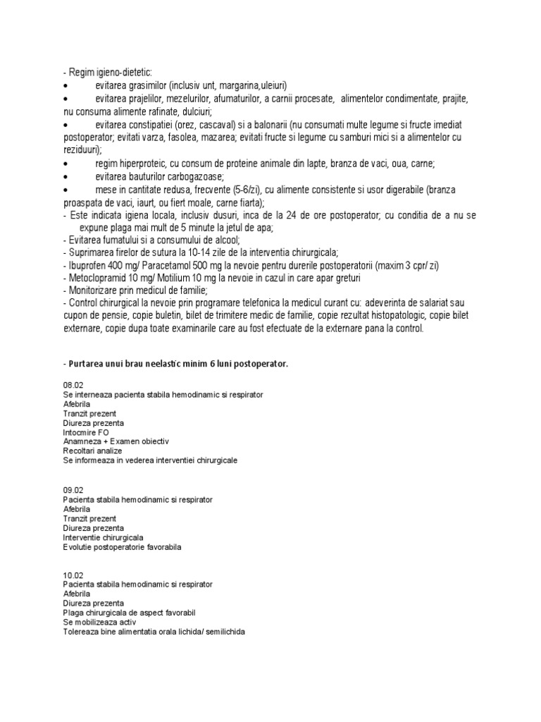Purtarea Unui Brau Neelastic Minim 6 Luni Postoperator | PDF | Medical ...