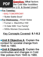 The Cold War Causes and Effects | PDF