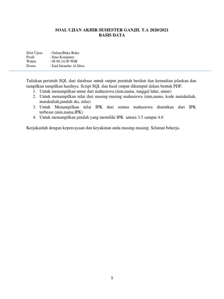 SQL Queries for Student Data Analysis | PDF