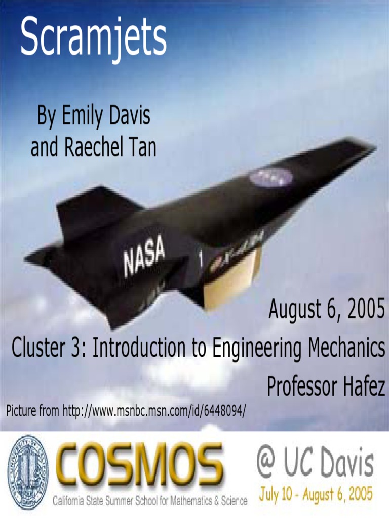 Scramjets: by Emily Davis and Raechel Tan | PDF | Rocketry | Flight