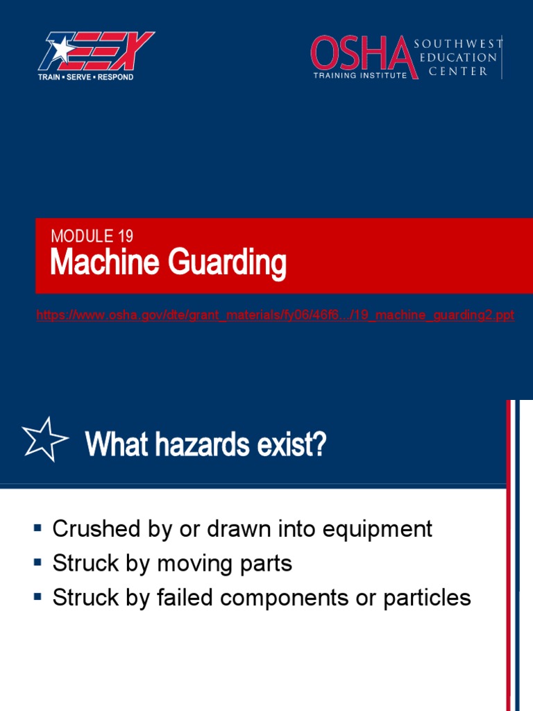 OSHA Machine Guarding2 | PDF | Machines | Belt (Mechanical)