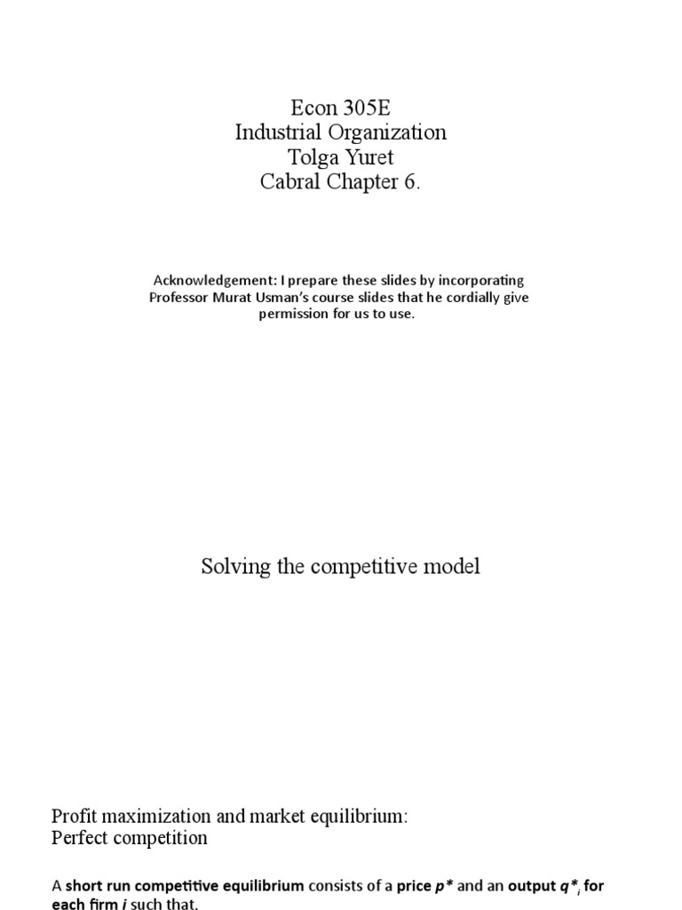 Chapter6 Long Run Mon Comp | PDF | Economic Equilibrium | Profit ...