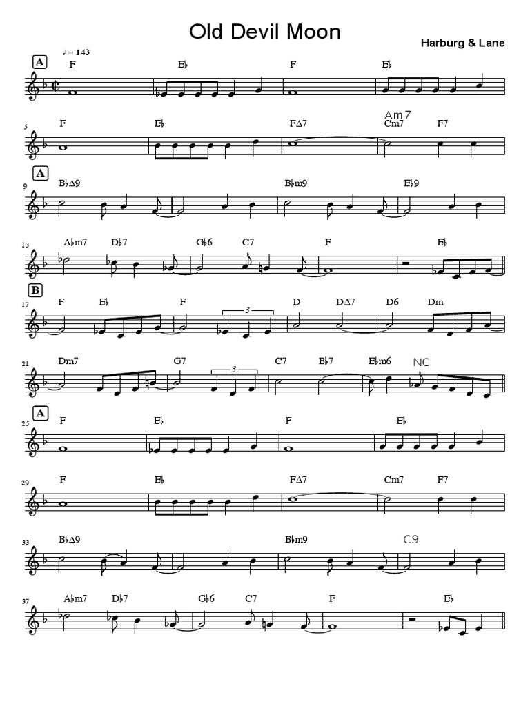 Old Devil Moon | PDF
