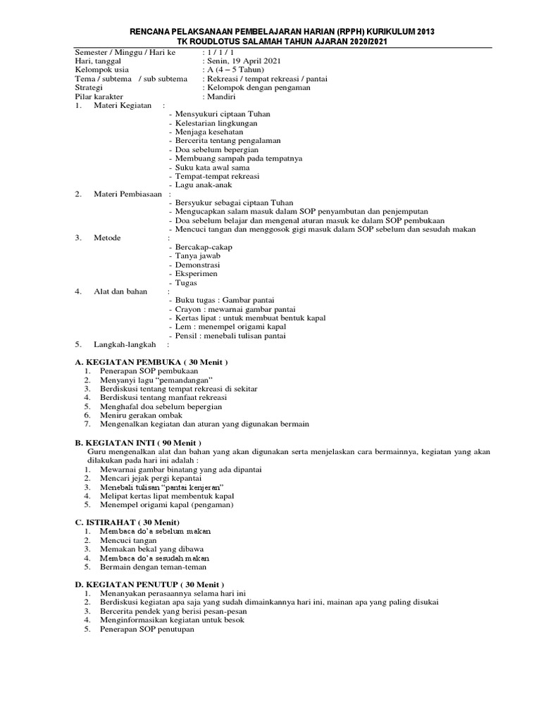 RPPH Sosem | PDF | Kajian Bahasa Asing