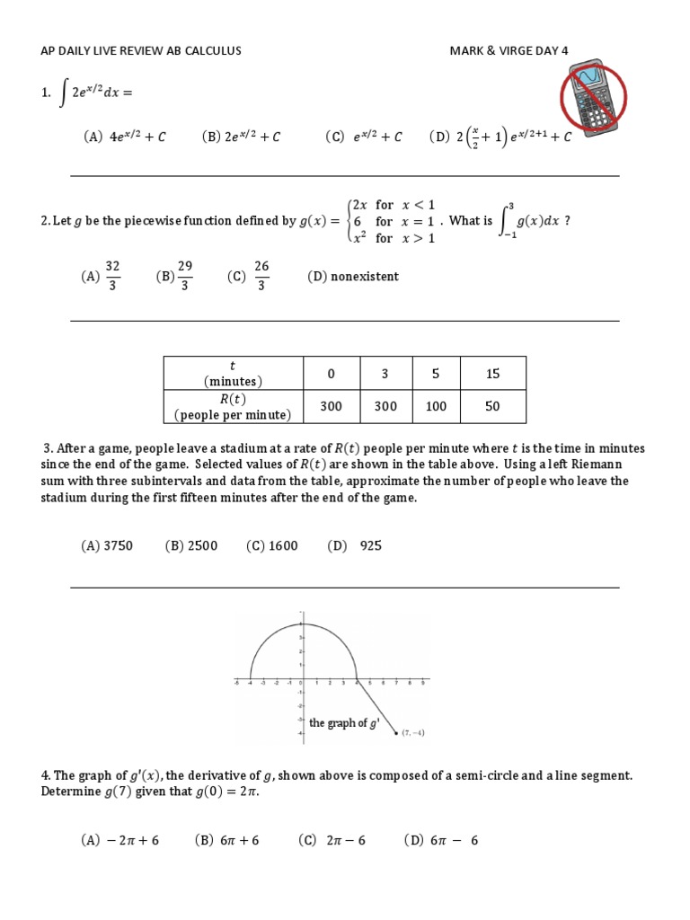 Day 4 | PDF | Function (Mathematics) | Calculus