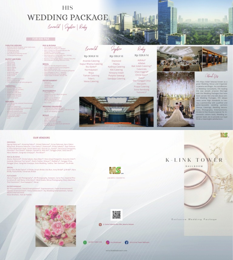 Wedding Package: Emerald - Saphire - Ruby | PDF | Wedding | Nature