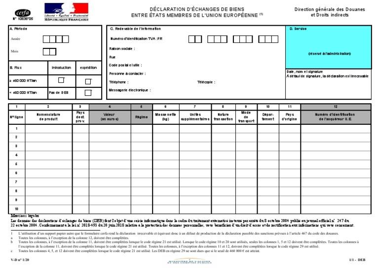 04 Cerfa 10838-05 | PDF | Business | Science