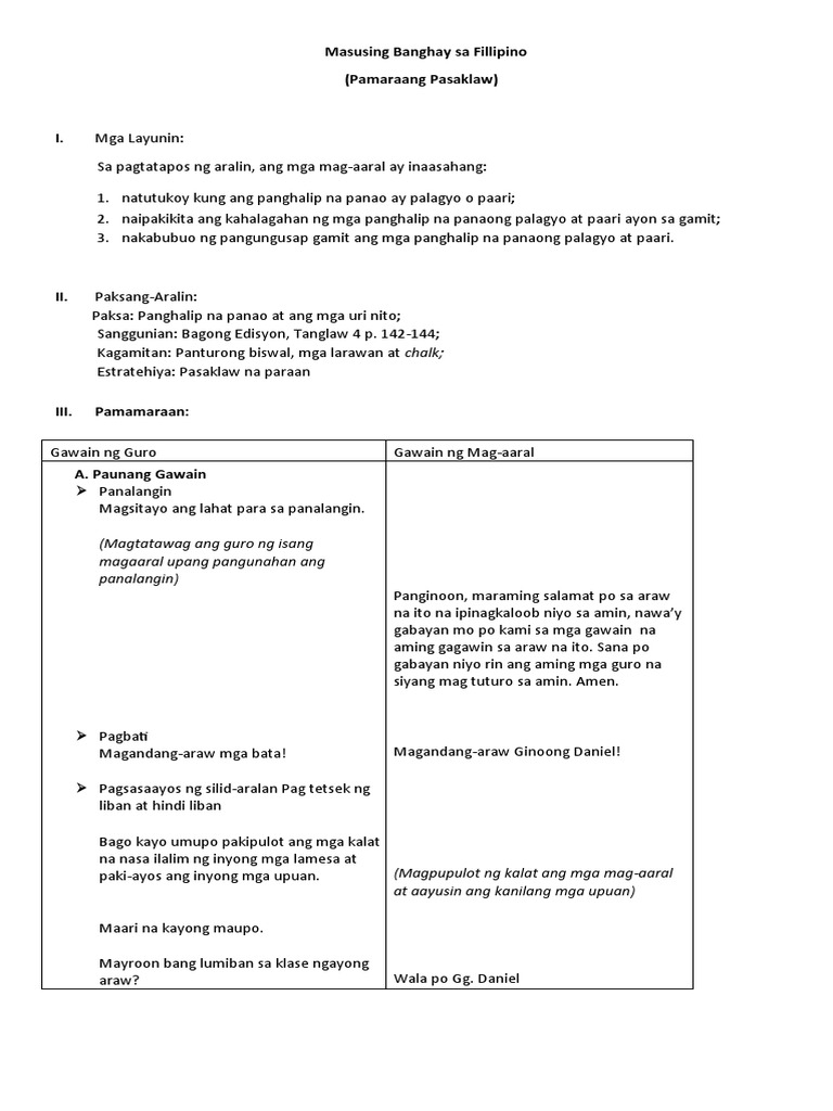 Filipino DLP 4 | PDF