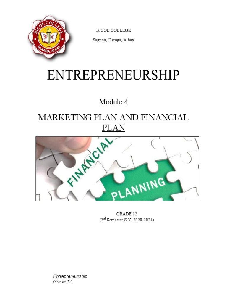 MODULE 4 Entrepreneurship | PDF | Entrepreneurship | Marketing