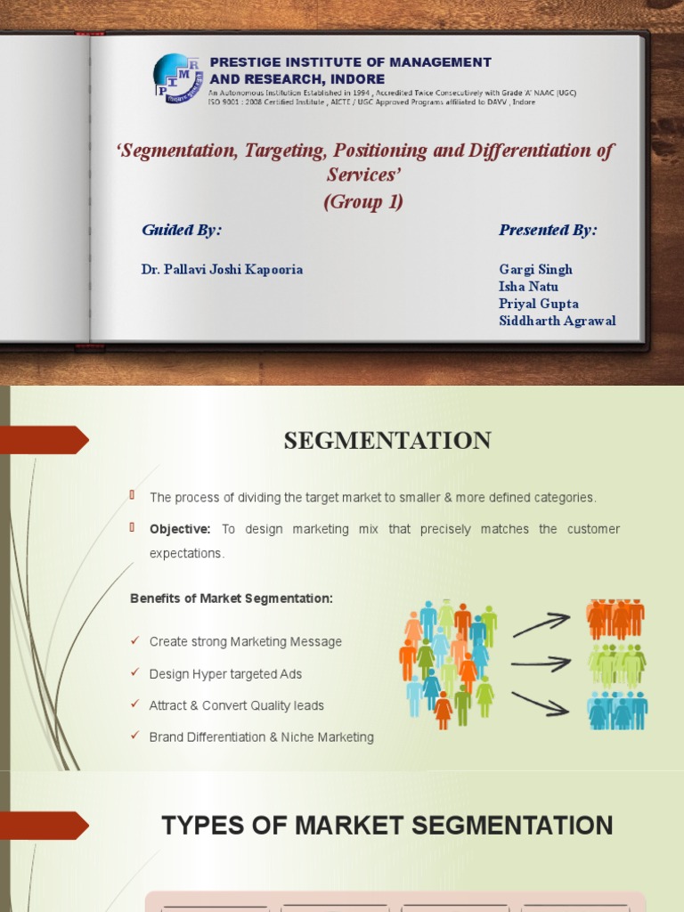 Segmentation, Targeting, Positioning and Differentiation of Services ...