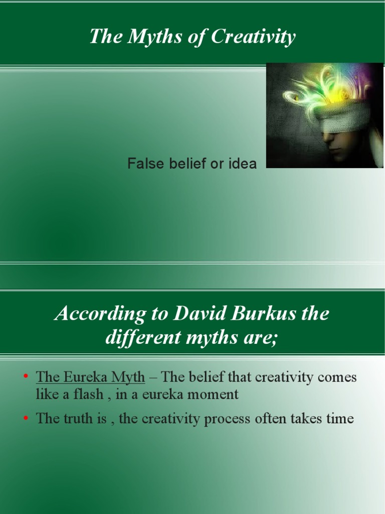 On Myths On Creativity | PDF
