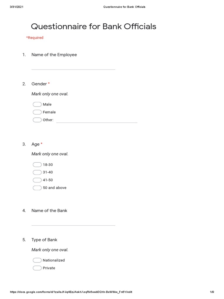 Untitled Form - Google Forms | PDF | Banks | Loans