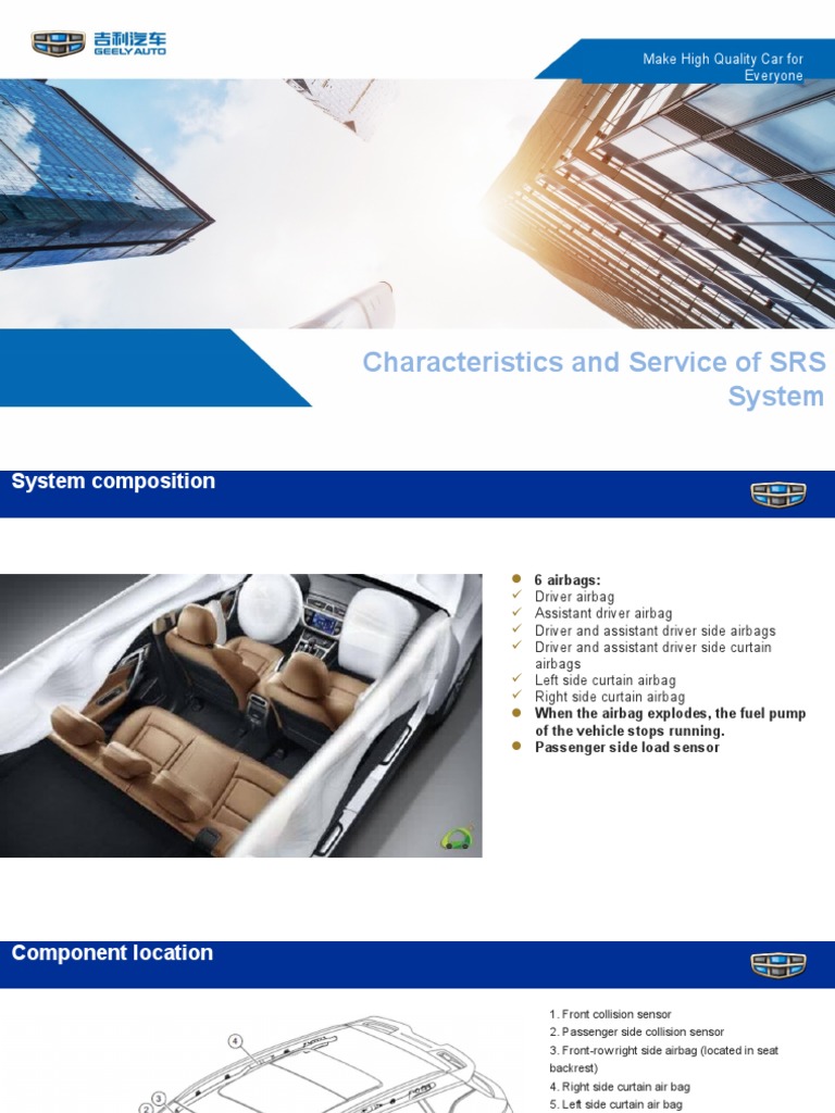 Characteristics and Service of SRS System: Make High Quality Car For ...