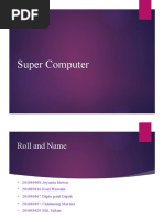 Presentation On Super Computer | PDF | Supercomputer | Computer Architecture