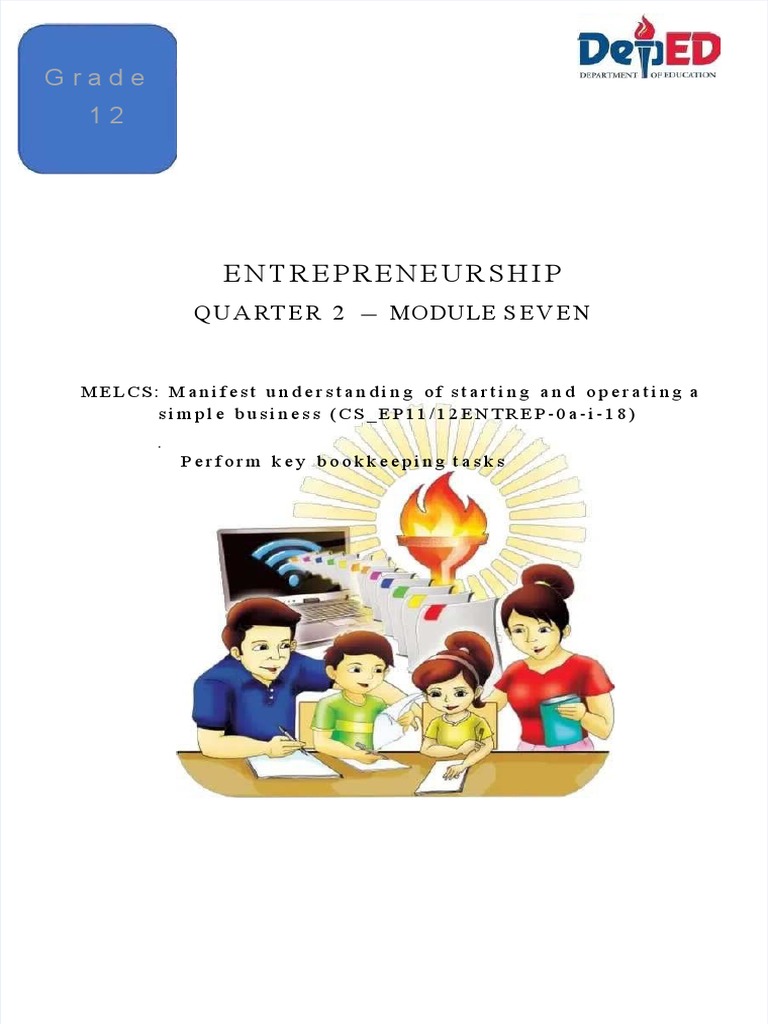 PDF Module 7 2nd Quarter Entrep - Compress | PDF | Debits And Credits | Bookkeeping