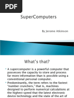 Presentation On Super Computer | PDF | Supercomputer | Computer ...
