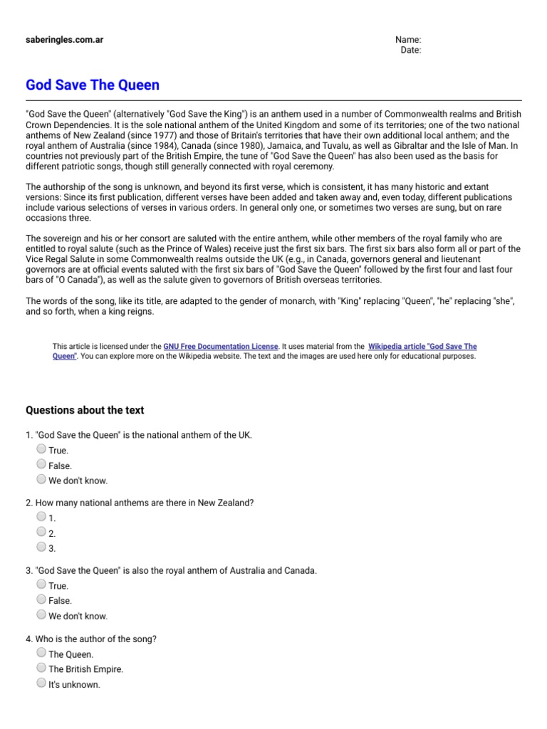 English Reading Comprehension - Comprensión de Lectura en Inglés | PDF ...