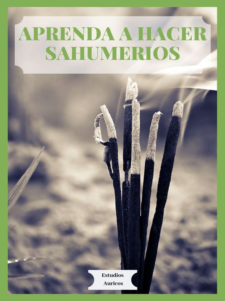 1.aprenda A Hacer Sahumerios | PDF | Incienso | Perfume