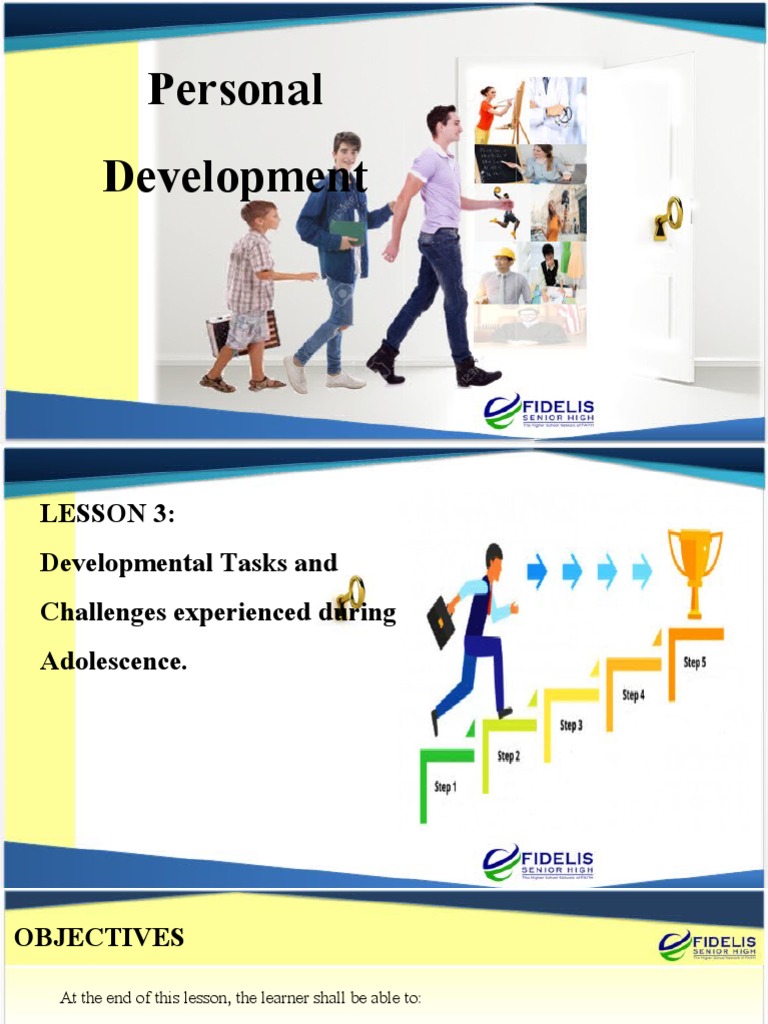 Lesson 3 Developmental Tasks in Adolescence | PDF | Adolescence ...