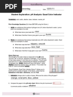 Sticky Molecules GIZMO Student Lab Worksheet | PDF | Chemical Polarity ...