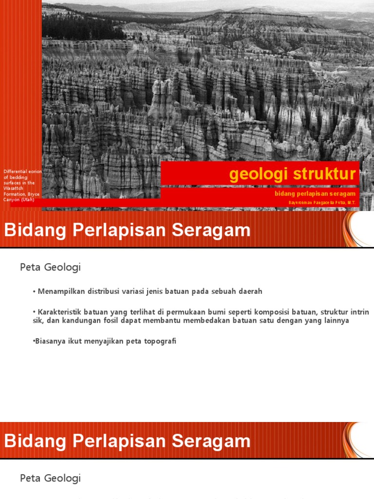 Struktur Geologi 03 Perlapisan Seragam | PDF