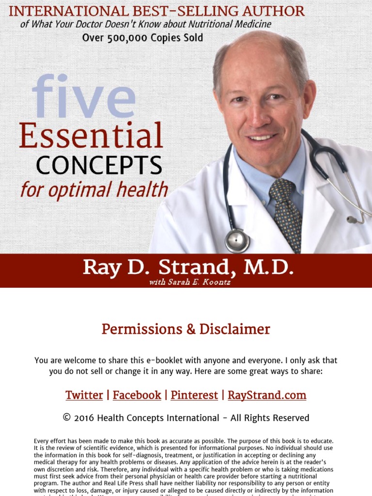 DR Strand E Booklet 5 Health Concepts | PDF | Dietary Supplements ...