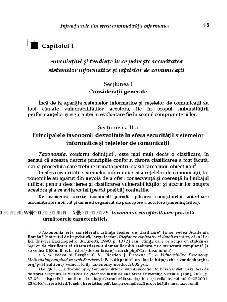 Infractiunile Din Sfera Criminalitatii Informatice Editia A 3 A Ionita ...