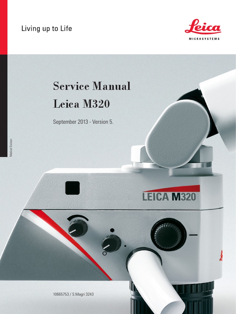 Leica Surgical Microscopes Service Manual | PDF | Rotation | Camera