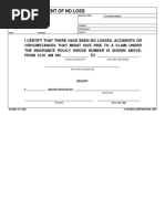 Accord 35 - Lost Policy Release (LPR) Form -- Policy Cancellation ...