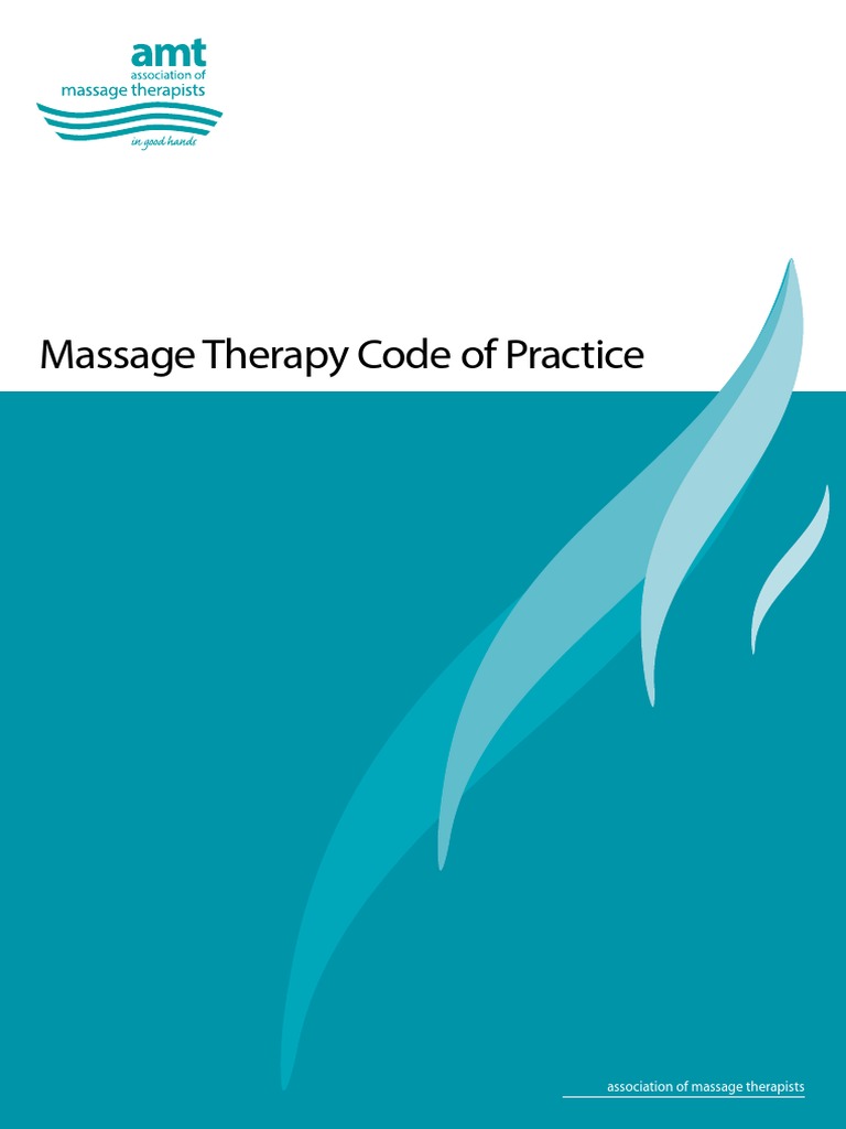 Massage Therapy Code of Practice | PDF