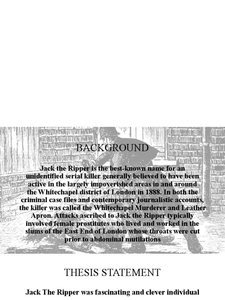 Presentation Jack The Ripper | PDF