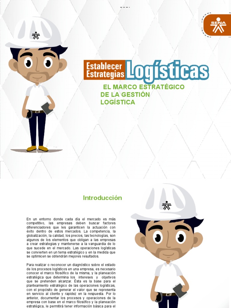 Marco Estrategico Logistica | PDF | Presupuesto | Logística