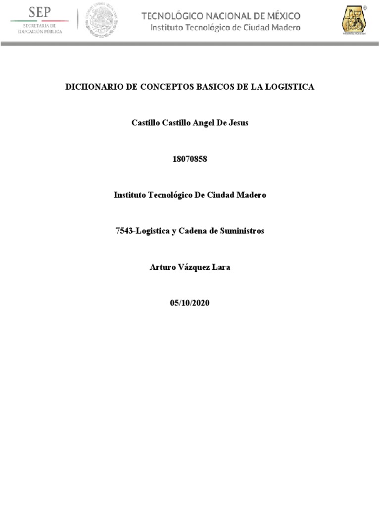 Castillo Castillo Conceptos D'logística | PDF | Logística | Almacén