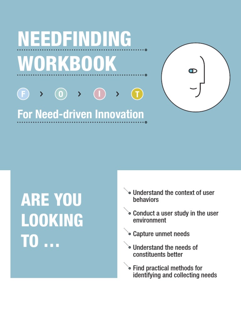 LARSSON, Tobias. Needfinding Workbook | PDF | Interview | Insight