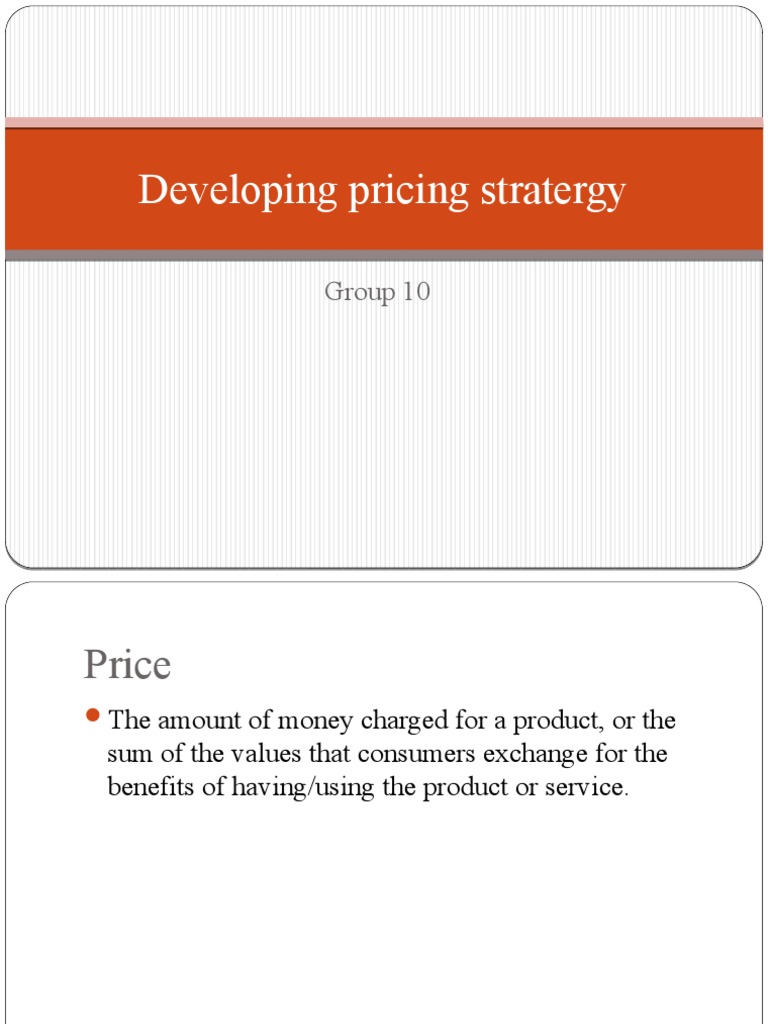 Pricin Stratergy CHNGD | PDF | Pricing | Demand