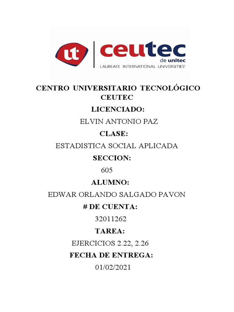 Centro Universitario Tecnológico Ceutec | PDF