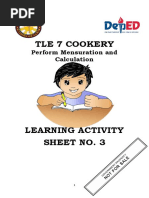 Quarter 1-Module 1 Cookery: Exploratory Course | PDF | Kitchen | Foods