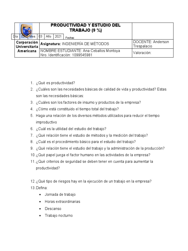 9% en Proceso Terminado | PDF | Empresas | Desempleo