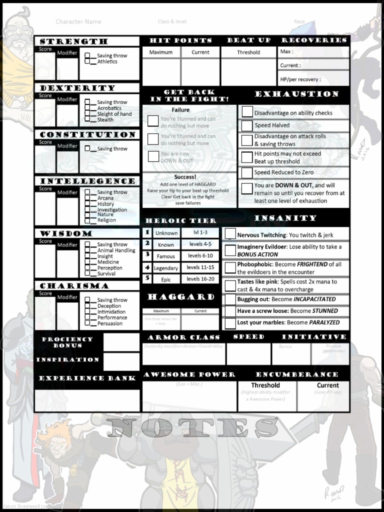SMTTRPG Character Sheet | PDF