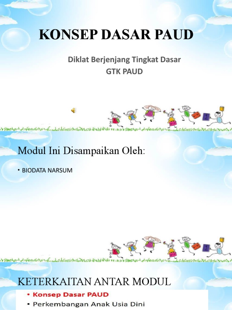 Konsep Dasar Paud 2021 | PDF