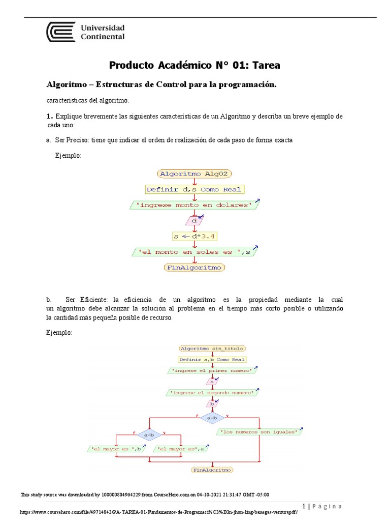 PA TAREA 01 Fundamentos de Programaci N Jhon Ling Banegas Ventura PDF | PDF | C ++ | Caso de carta
